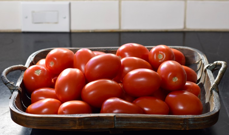 Roasted Roma Tomatoes@judyschickens
