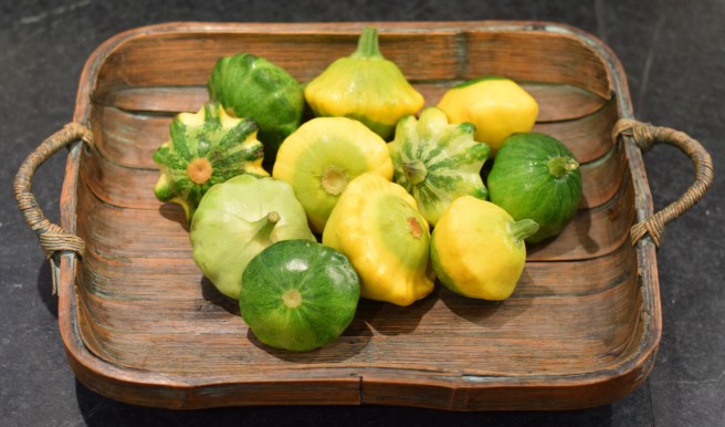 Roasted Patty Pan Squash@judyschickens