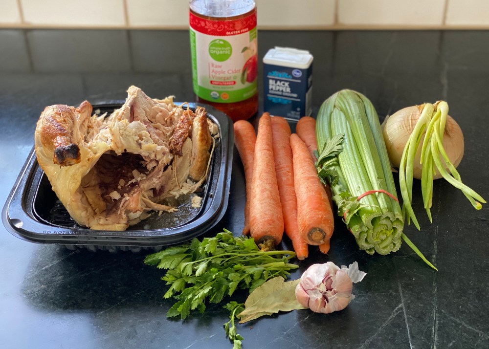 Last Ditch before You Pitch Rotisserie Chicken Soup@judyschickens